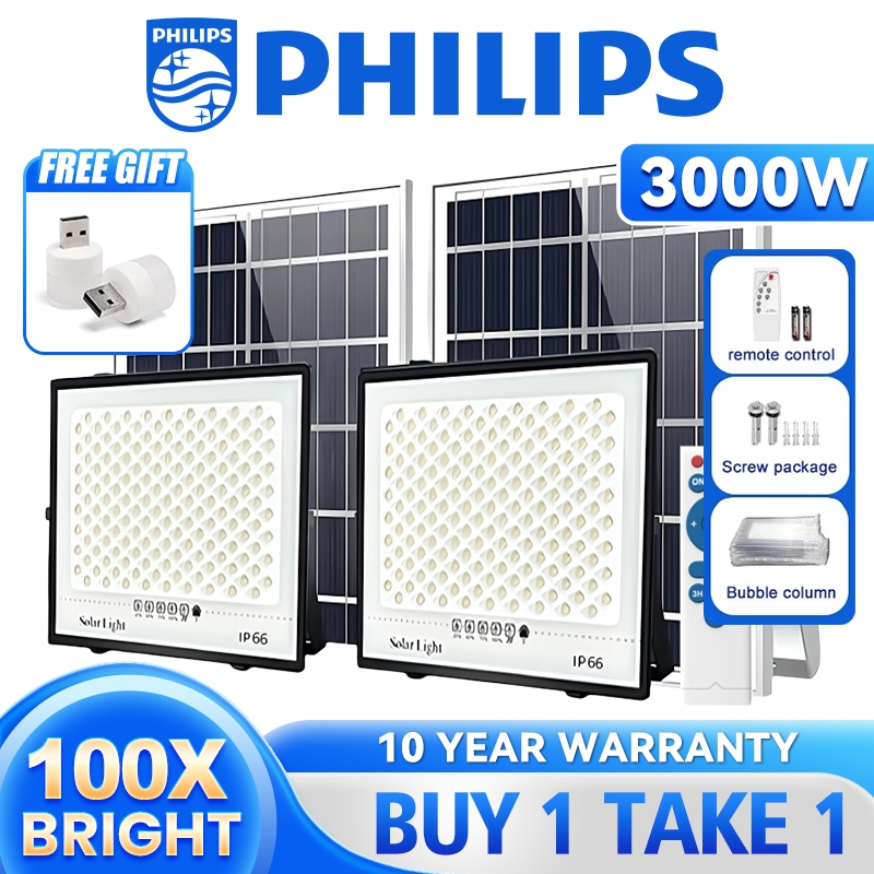 3000W Solar Light Outdoor LED Light Solar Flood Light Waterproof Street ...