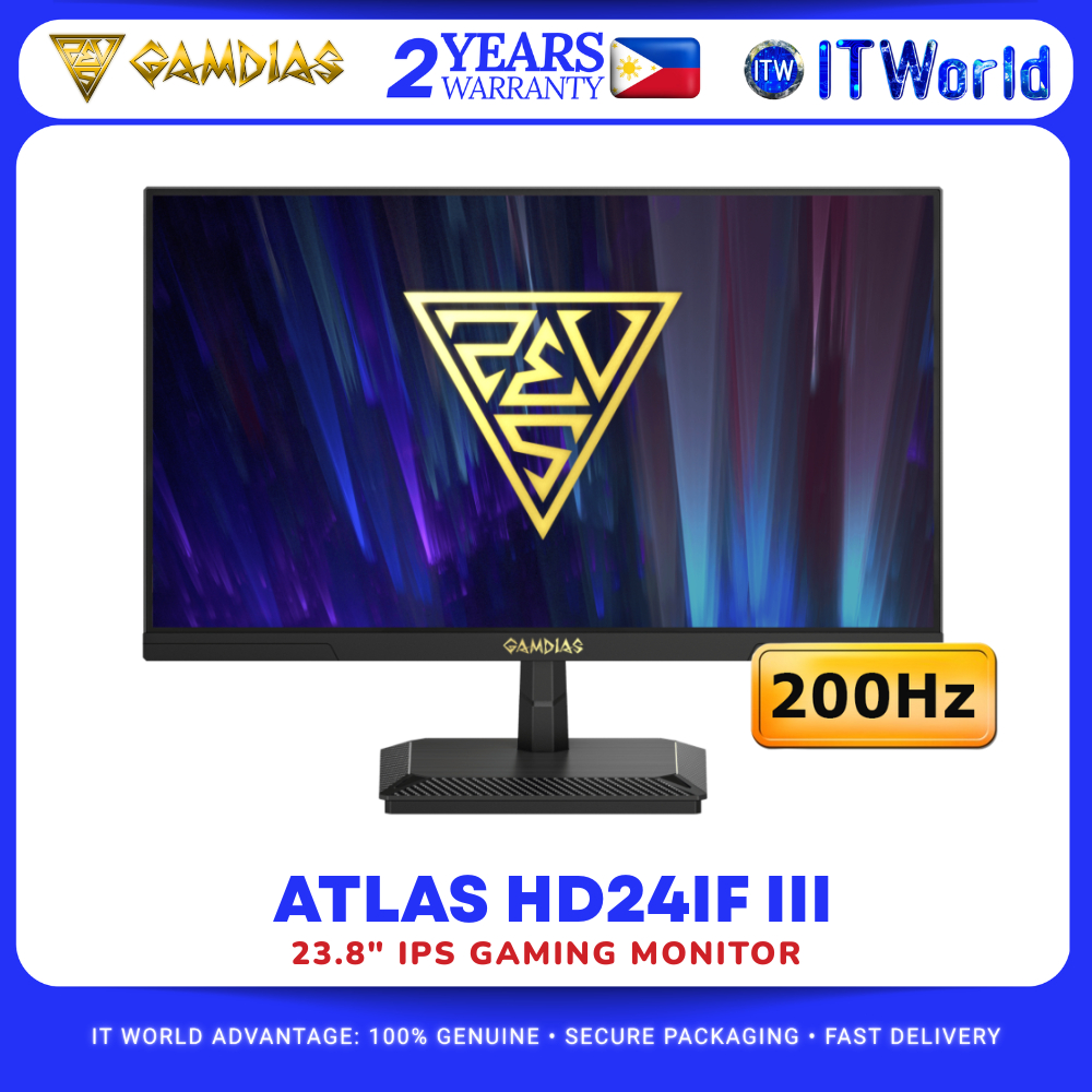 Gamdias Atlas HD24IF III 23.8” 1920×1080 200Hz IPS Gaming Monitor itw ...