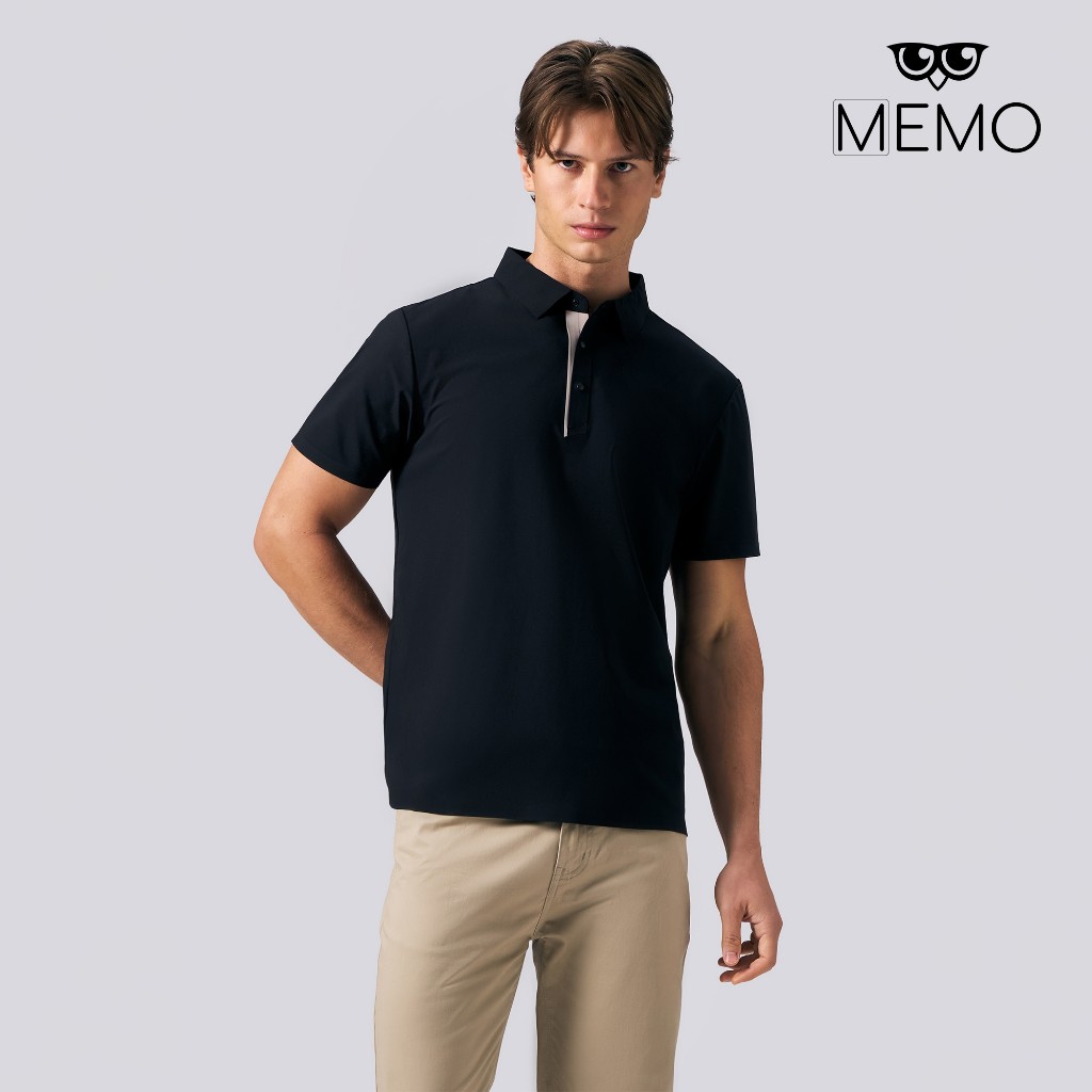 Memo Seamless Polo with Contrast Placket For Men | Shopee Philippines