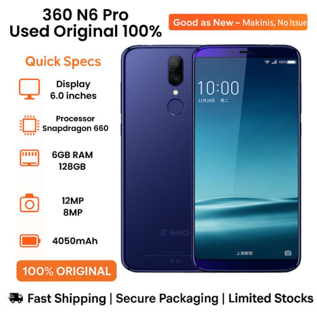 360 N6 Pro 6GB RAM 128GB Global Original | Shopee Philippines