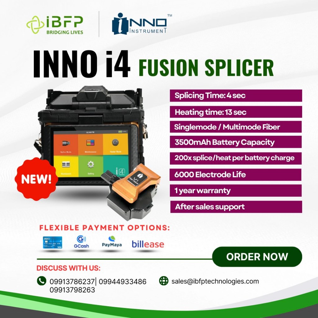 INNO i4 Fusion Splicing Machine (South Korean Brand) | Shopee Philippines
