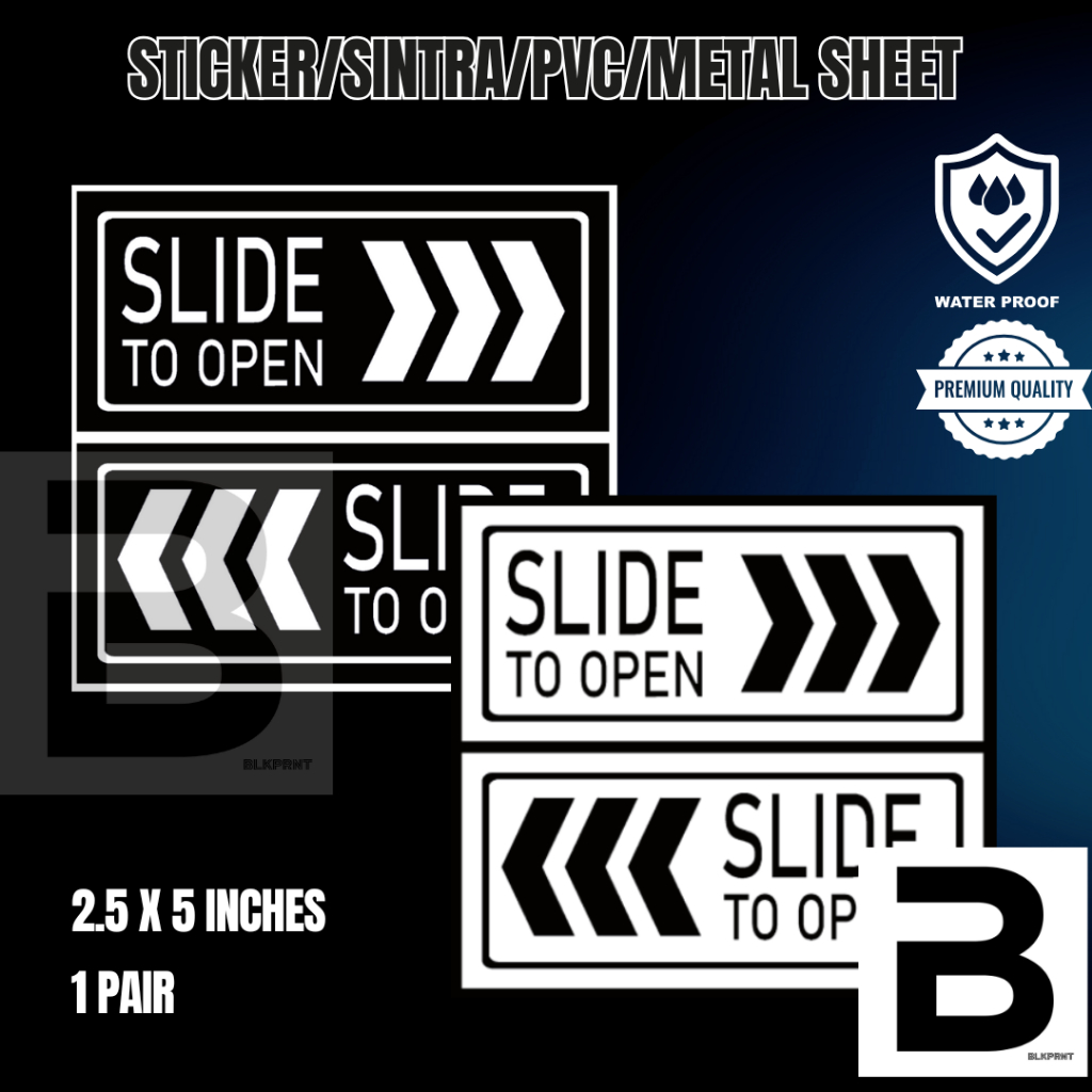 Shop slide door sign for Sale on Shopee Philippines
