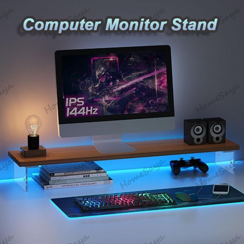 Acrylic Computer Stand Laptop Stand Screen Heightened Floating Computer ...