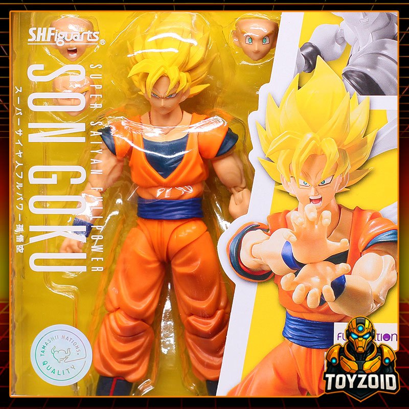 S.H. Figuarts Dragon Ball Z Super Saiyan Full Power Son Goku SHF ...