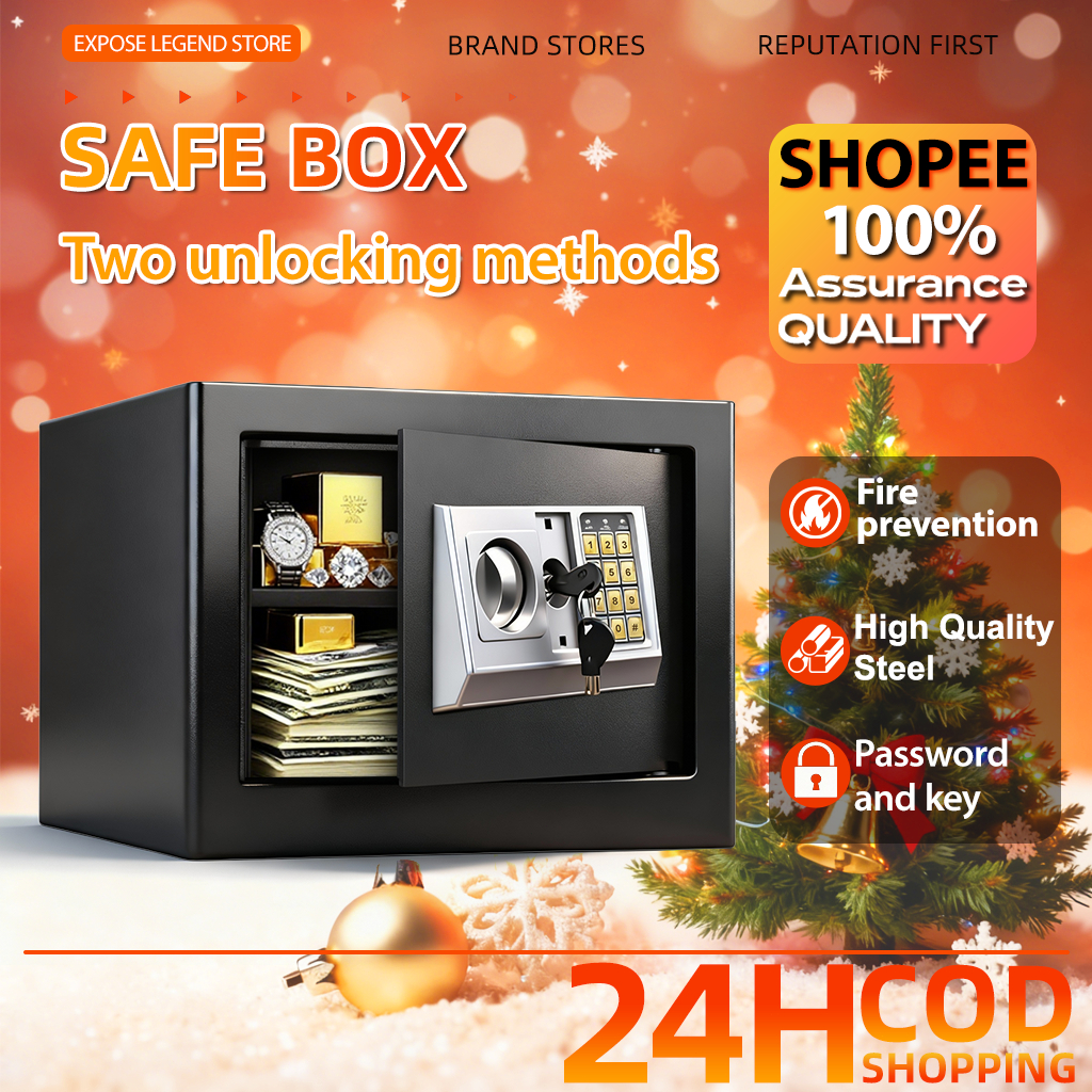 Electronic Password safe box money cash Digital Electronic Safe money ...