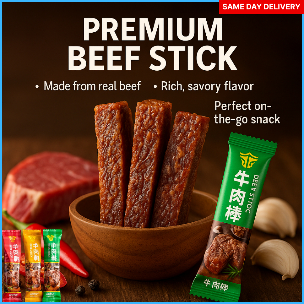 READY STOCK | Beef Sticks Five Spice Beef Jerky Spicy Beef Sticks ...