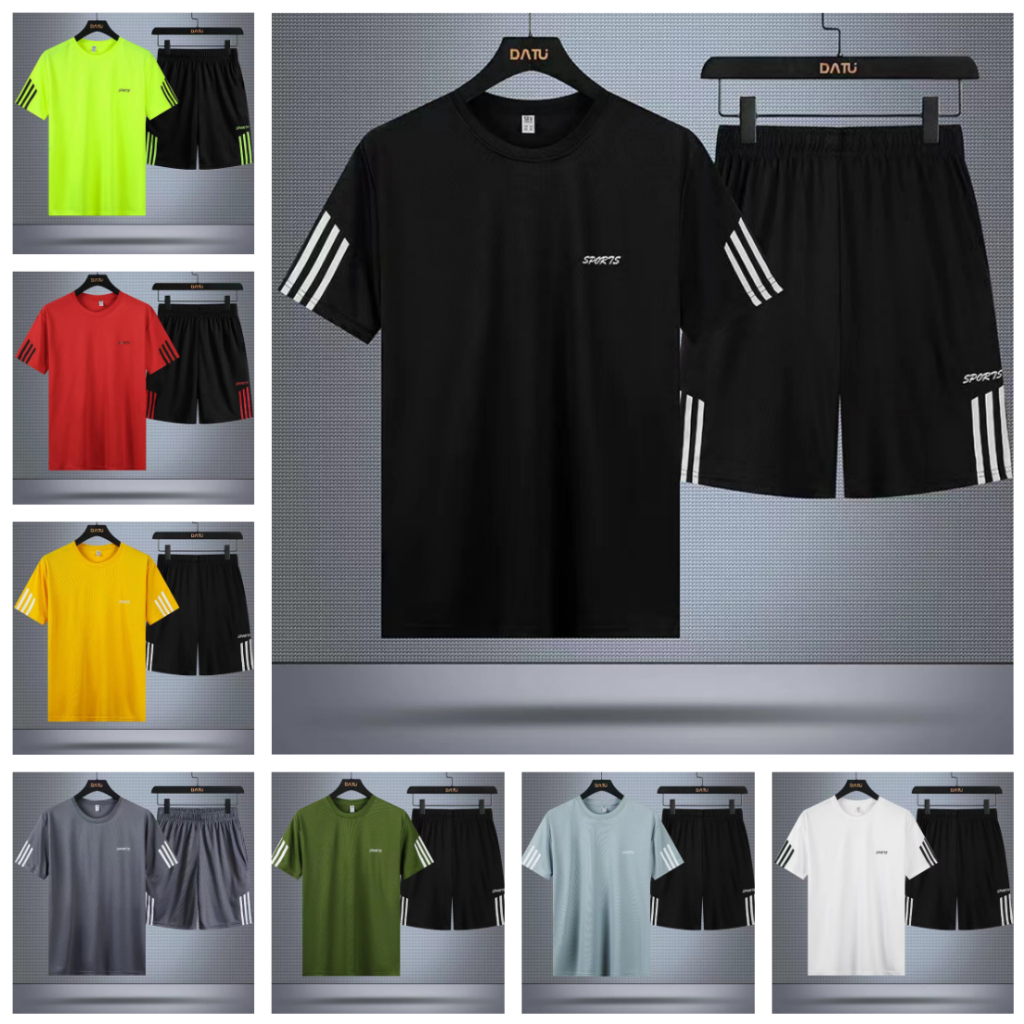 SIMPLE sports fashion Short sleeve trend Terno T-shirt + shorts unisex ...