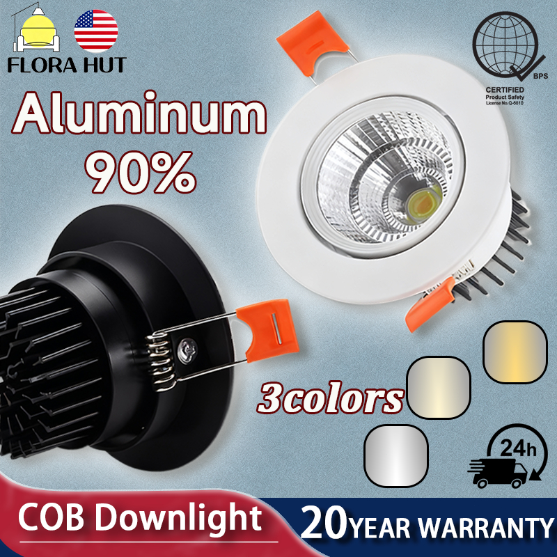 Flora Recessed Pin Light LED Ceiling Downlight Tri Color Spot Light ...