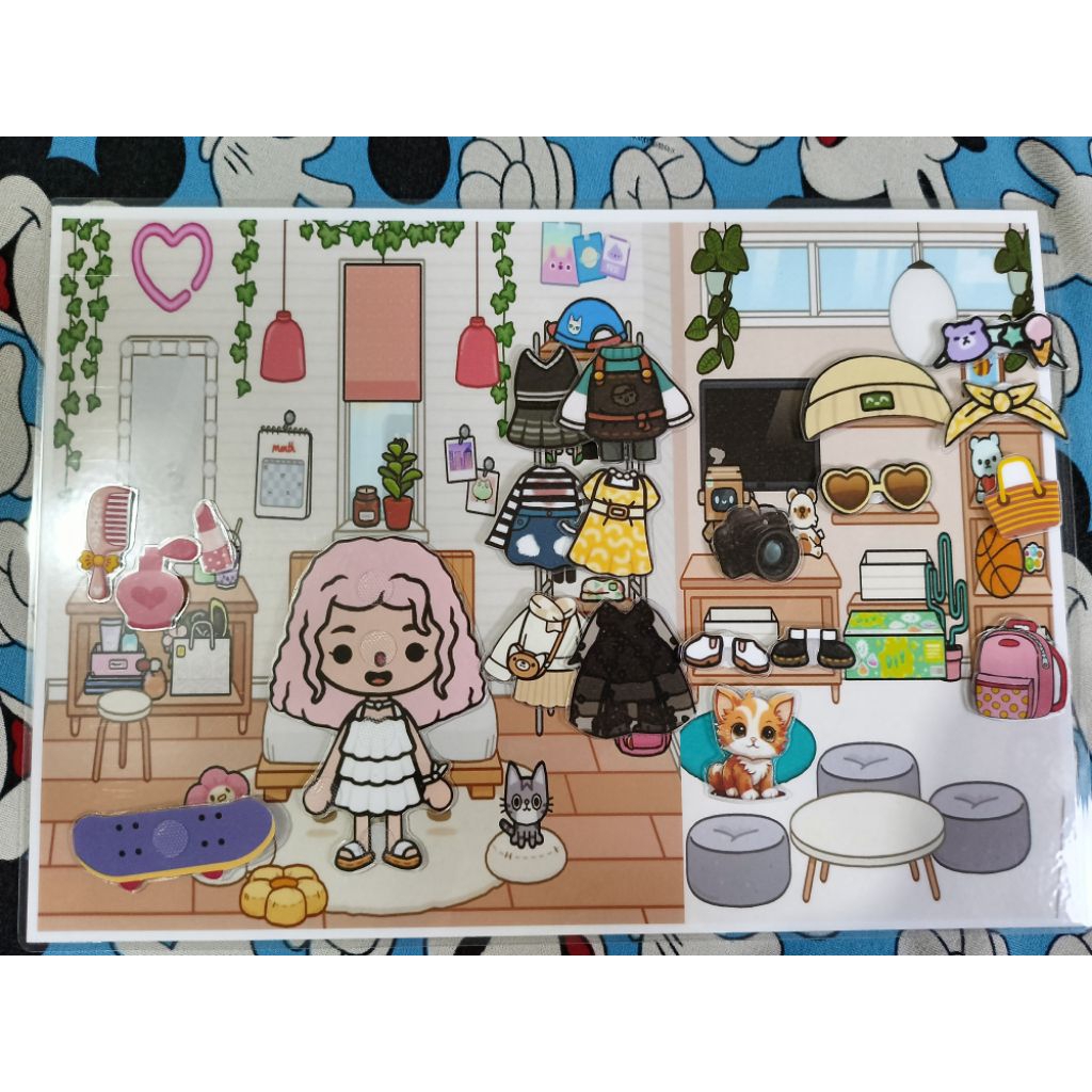 toca boca laminated paper dolls | Shopee Philippines