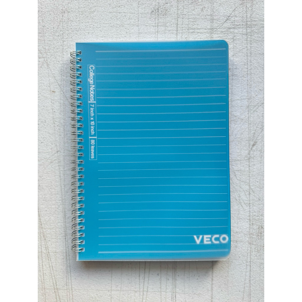 Veco College Notes Notebook 7”x10” 80s | Shopee Philippines