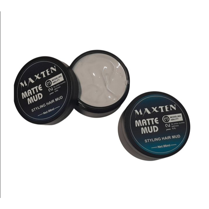 Maxten Matte Mud Styling Hair Mud 86ml - Strong Hold Natural Finish Non ...