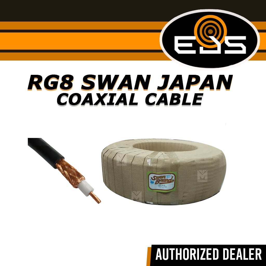 SWAN RG8 COAXIAL FOR BASE RADIO PER METER | Shopee Philippines