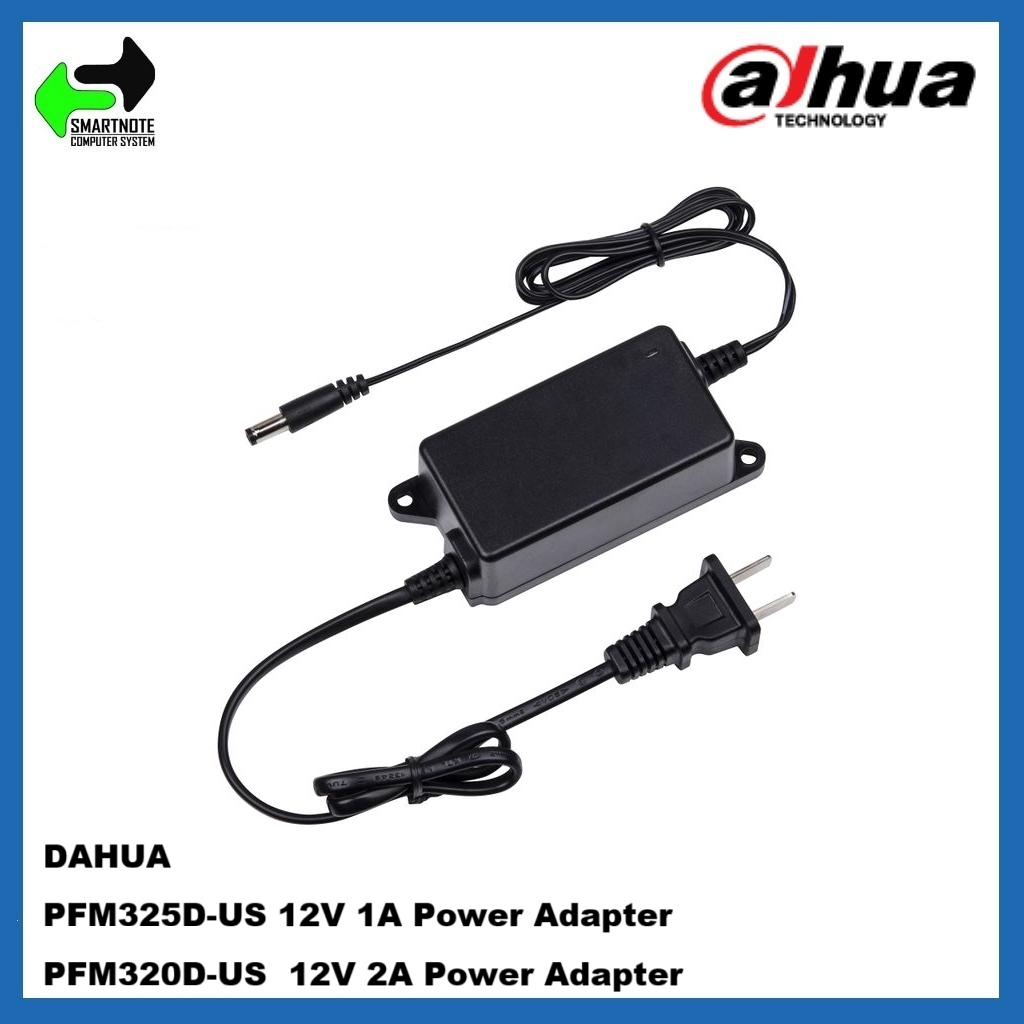 DAHUA PFM325D-US DC12V 1A / PFM320D-US 12V 2A Power Adapter CCTV CAMERA ...