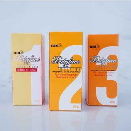 RDL BABY FACE #1#2#3 For dark Skin Tone and Acne Solution 60ml | Shopee ...