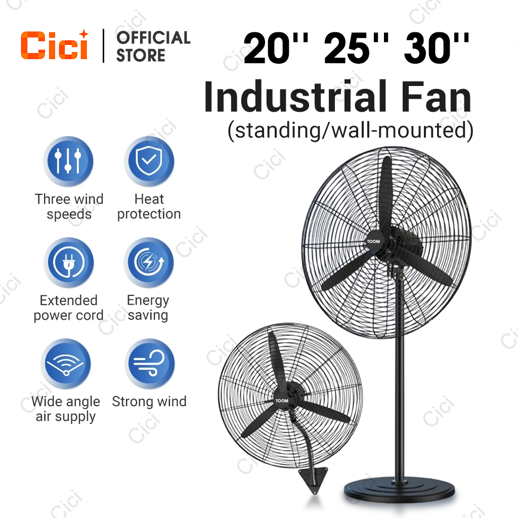 Industrial Fan Heavy Duty Big Standard Electric Fan 30 Inch Wall ...