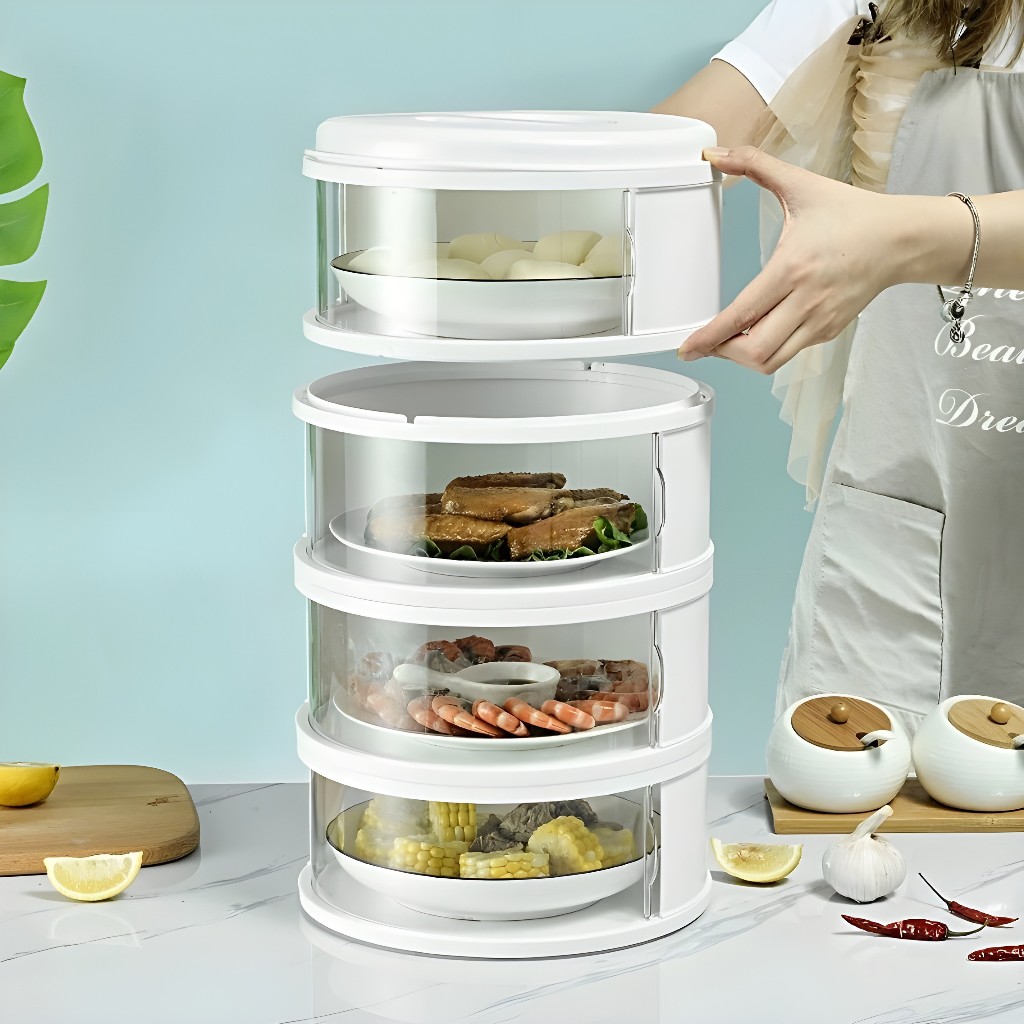 5 Layer Household Multi-layer Food Storage Box Anti-Flies,Insulated ...