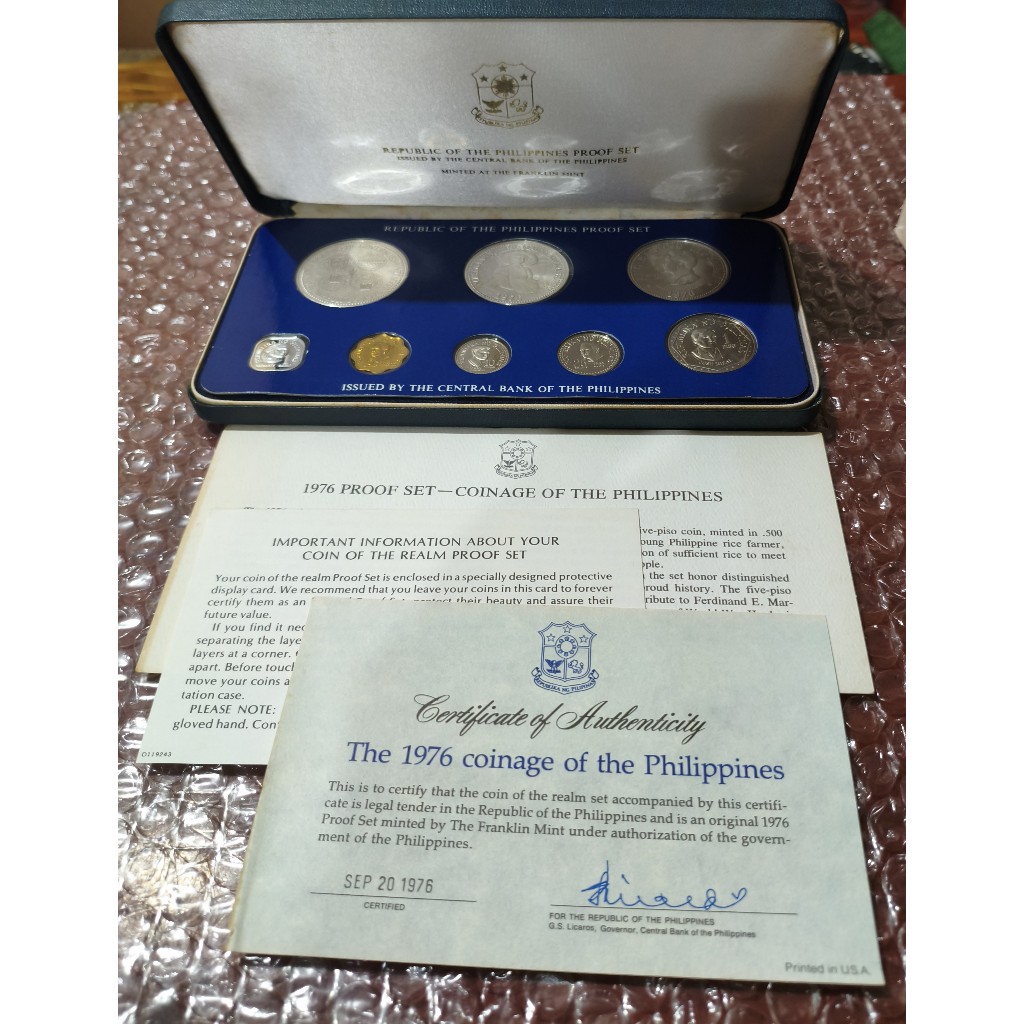 COLLECTIBLE 1976 Proof Set -Complete with COA, History, Primary Box and ...