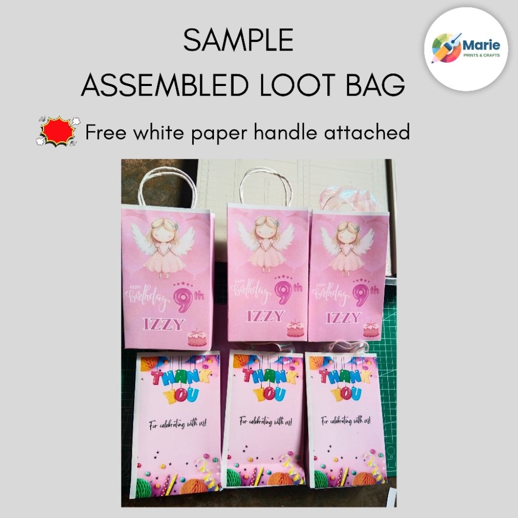 PERSONALIZED LOOT BAG MINIMUM OF 25 PCS ORDER | Shopee Philippines