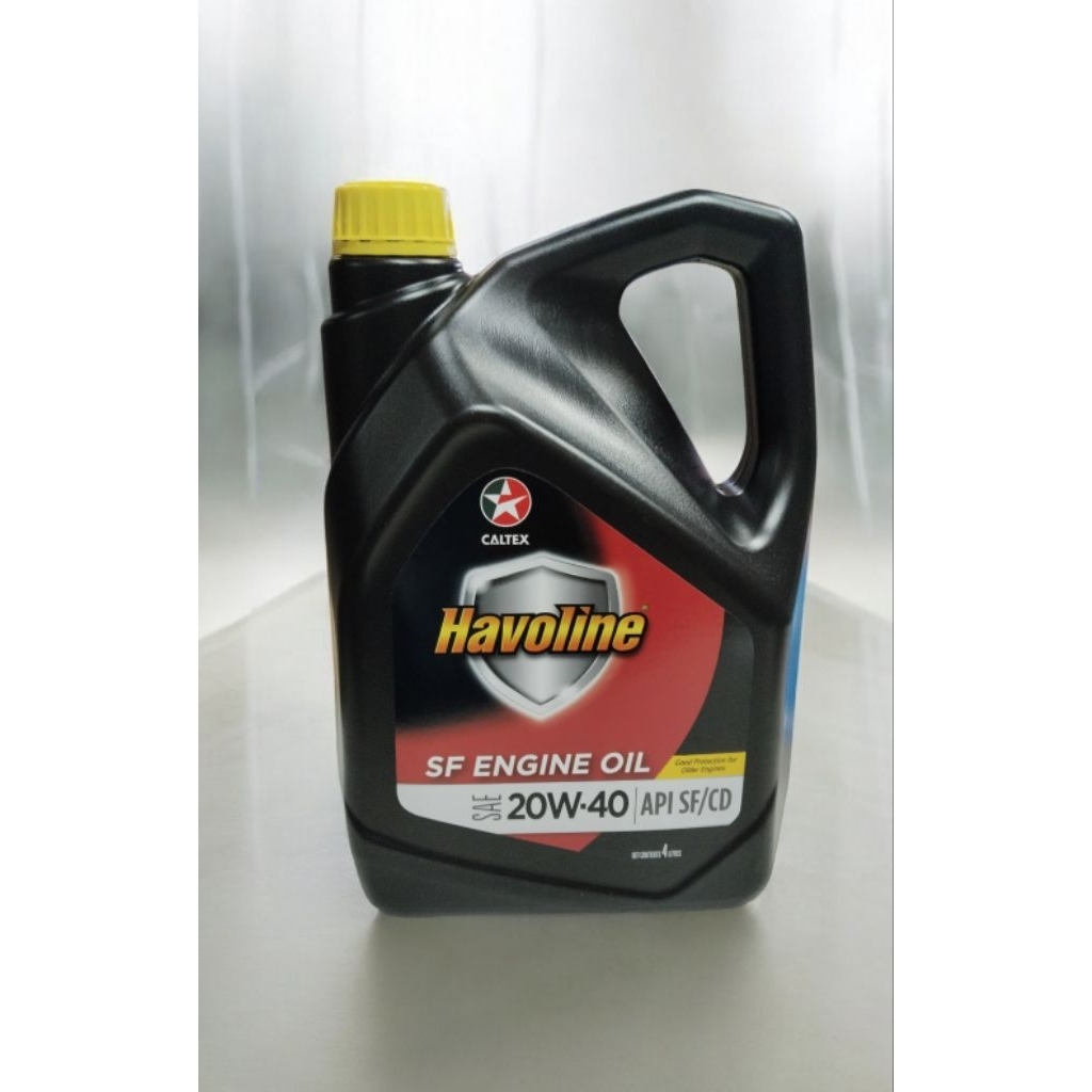 Havoline SF Engine Oil SAE 20W-40 4-Liter Gallon | Shopee Philippines