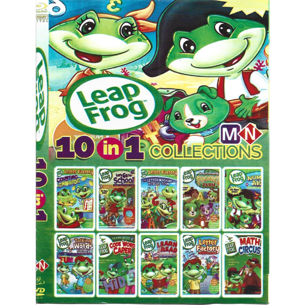 LeapFrog Collection Leap Frog Letter Factory Math Circus Talking Words ...