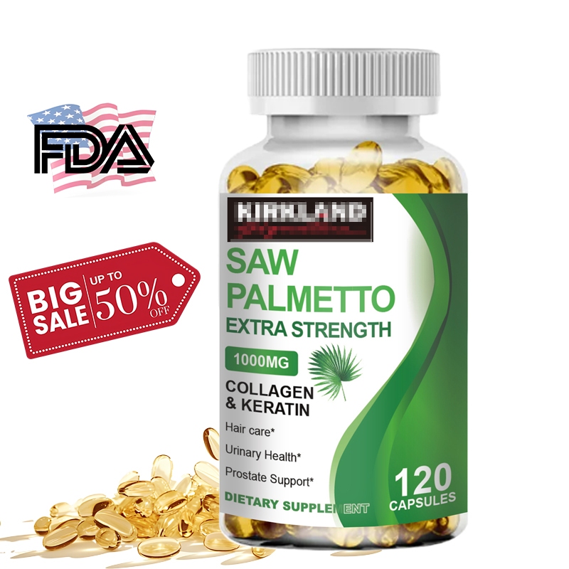 Saw Palmetto Capsules Prostate Health Supplement Support Urinary Tract ...
