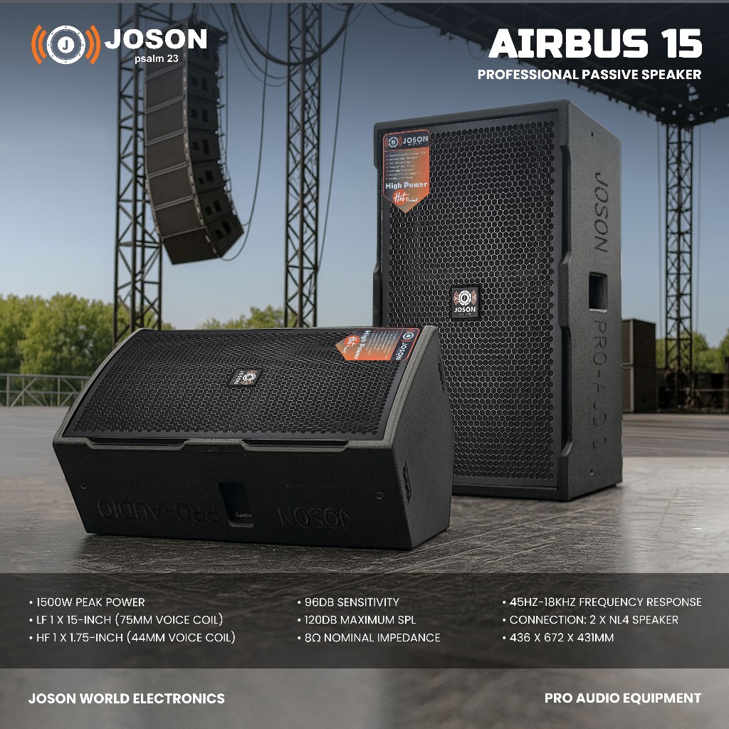 Joson AIRBUS-15 Passive Wooden Speaker (1 pc) | Shopee Philippines