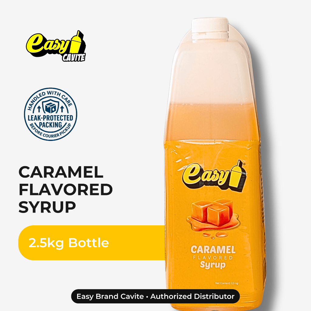 Easy Brand Caramel Syrup 2.5kg - Classic Flavor for Coffee, Latte ...