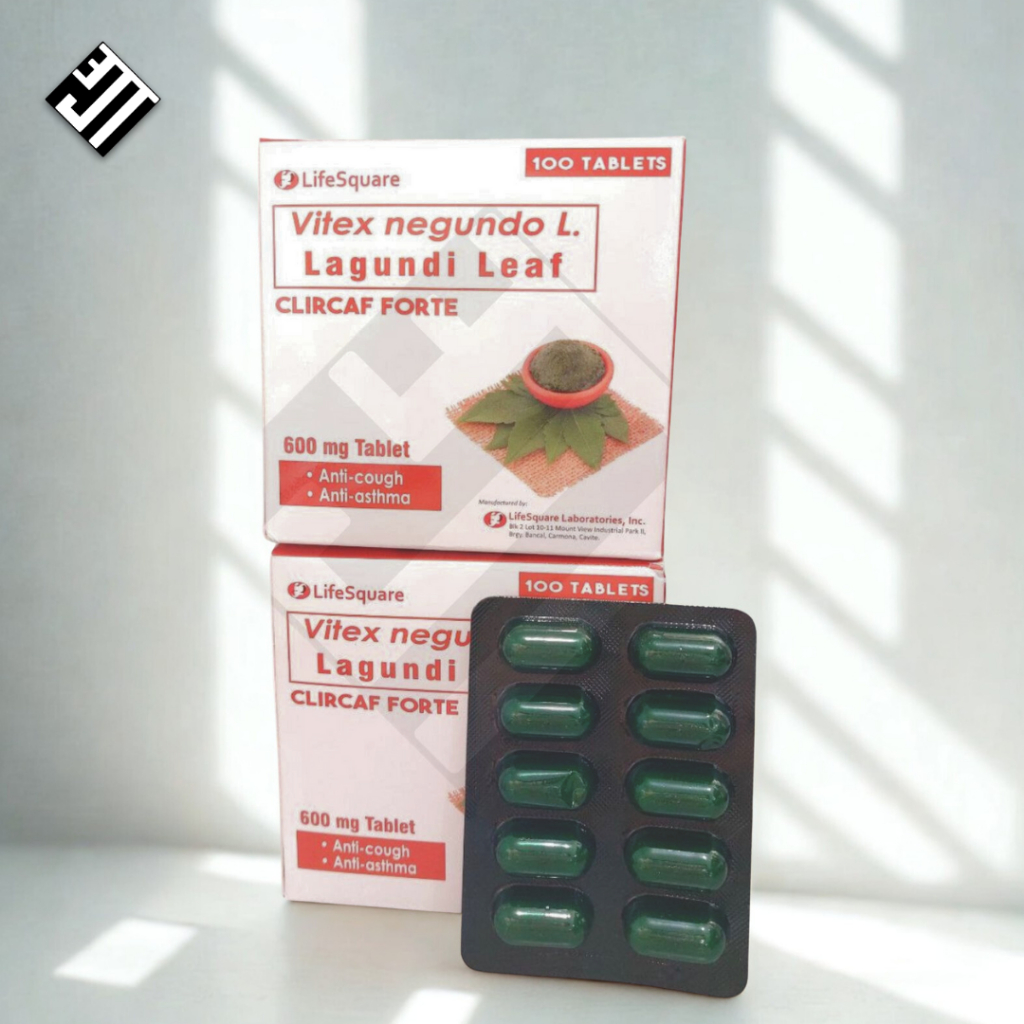 Clircaf Forte Vitex Negundo L. Lagundi Leaf CAPSULE | Shopee Philippines