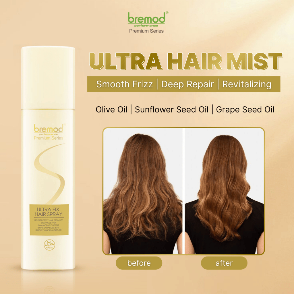 Bremod Premium Ultra Hair Mist Long-Lasting Fragrance Smooth Frizz Deep ...