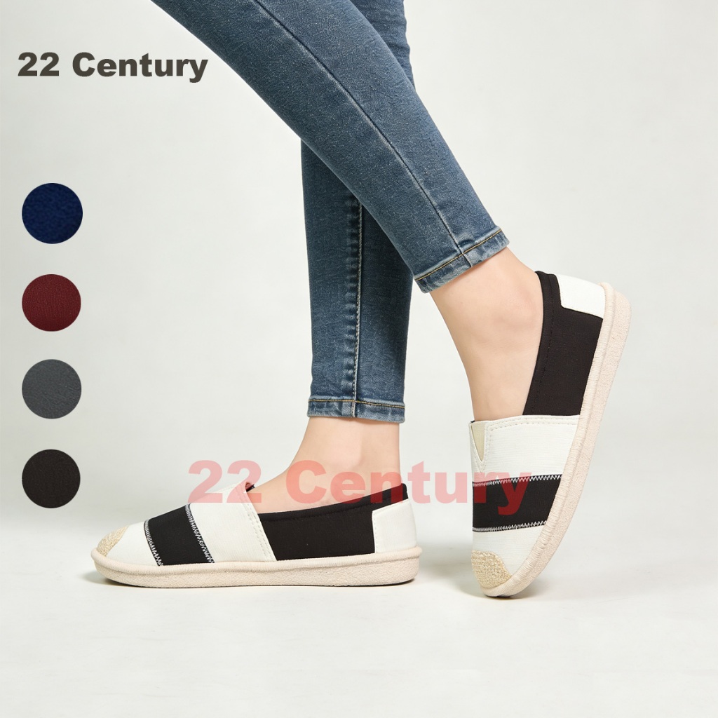 New Summer Chic Korean Slip ons Low cut Rubber Canvas Shoes Espadrille ...