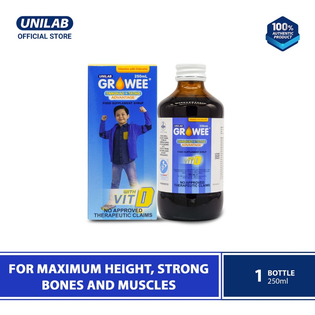 Growee Syrup 250mL For Maximum Height, Strong Bones And Muscles ...
