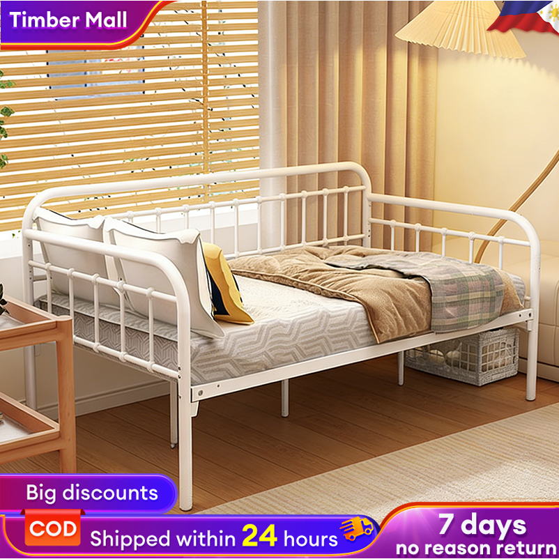 Sofa Bed Metal Frame Multifunctional Couch Bed Space Saving Heavy Duty ...