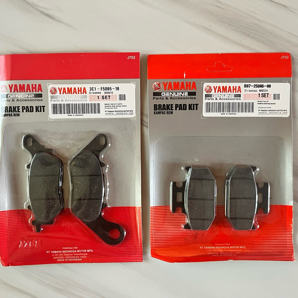 Yamaha Brake Pad for R15 v3 / XSR 155 / MT 15 / R15 M (Front & Rear ...