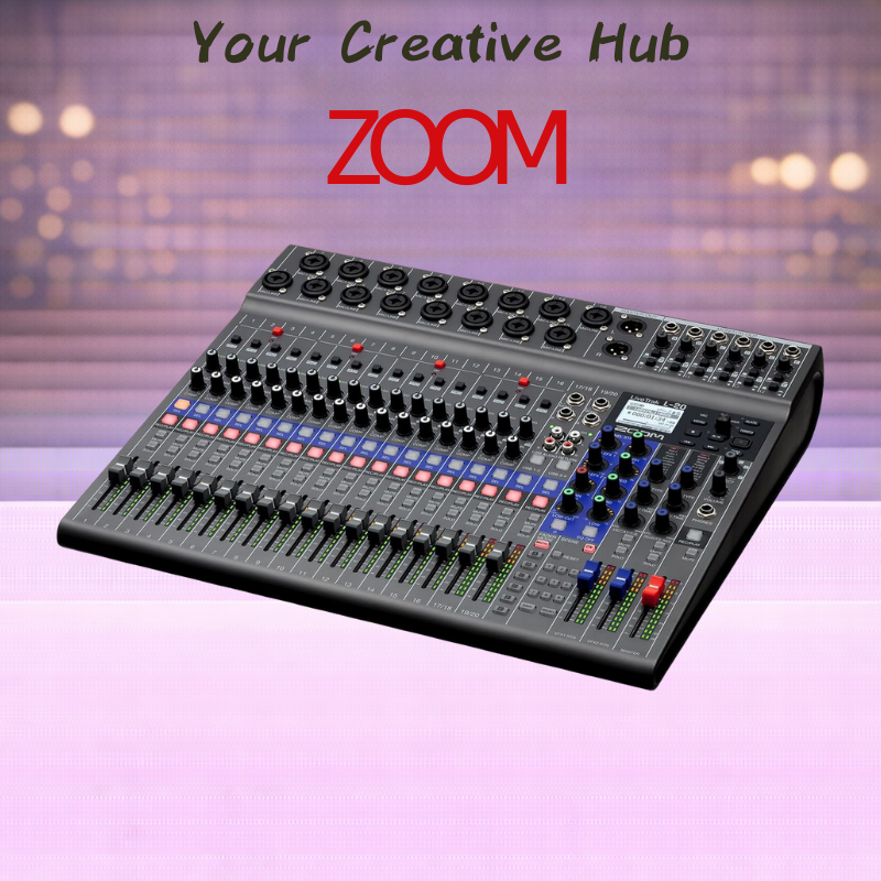 ZOOM Digital Mixer and Recorder Series: Versatile Multi-Channel Audio ...