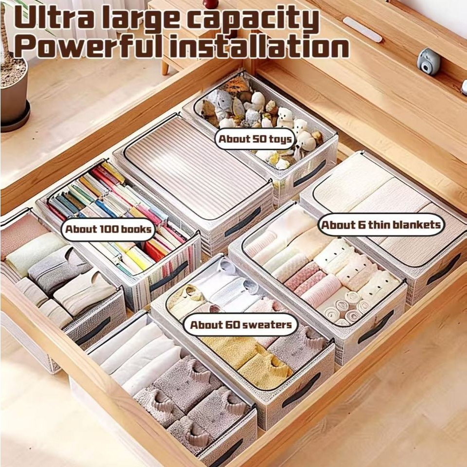【HOT】PVC Waterproof and dust-proof, foldable bottom storage box with ...