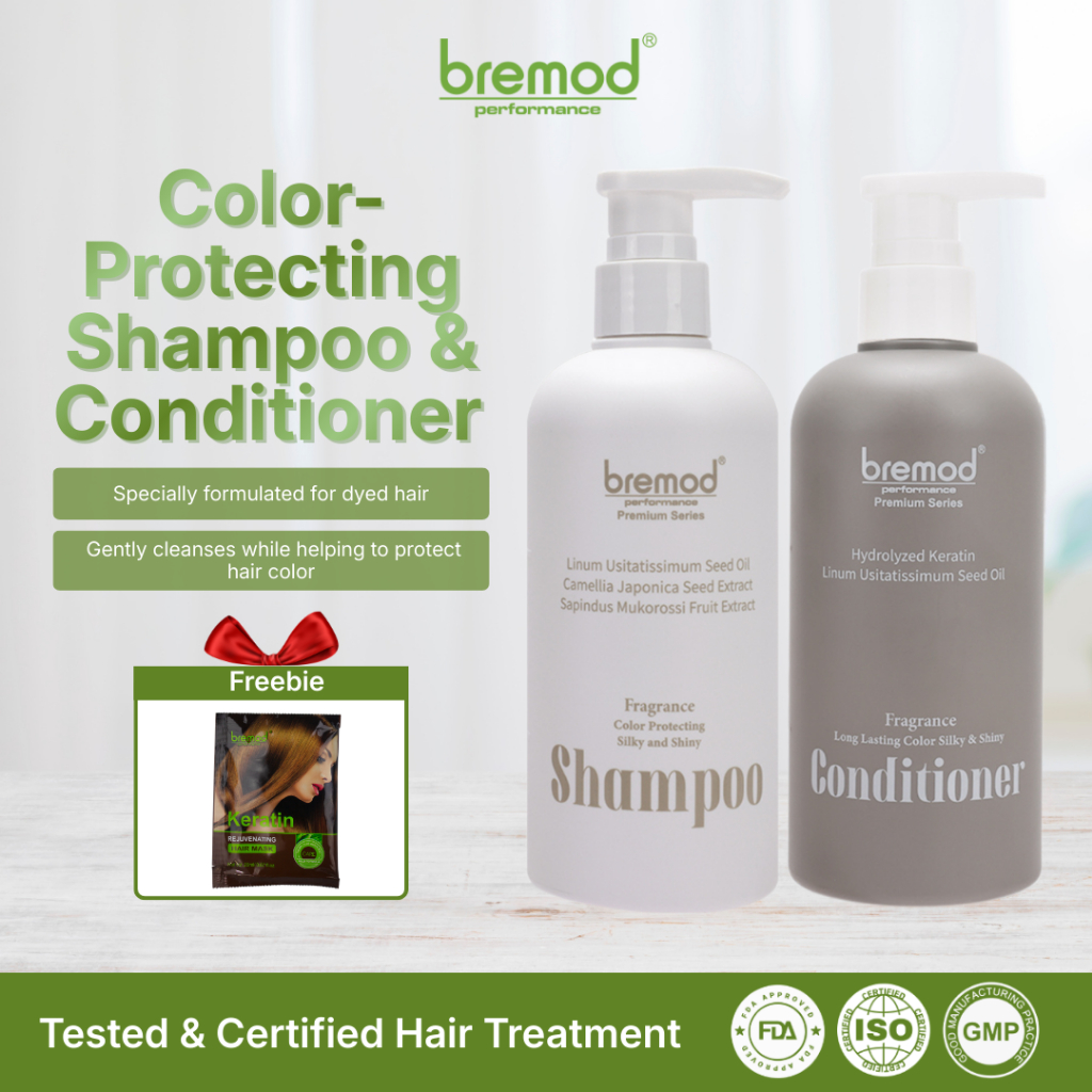 Bremod Premium Fragrance Color Protection Shampoo Conditioner Set Hair ...