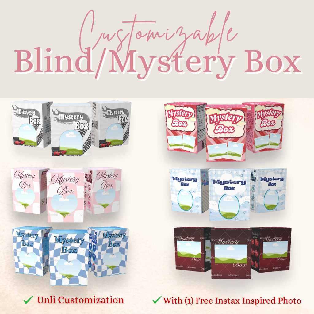 Customizable Mystery Blind Gift Box With Freebie Gifts Valentine's day ...