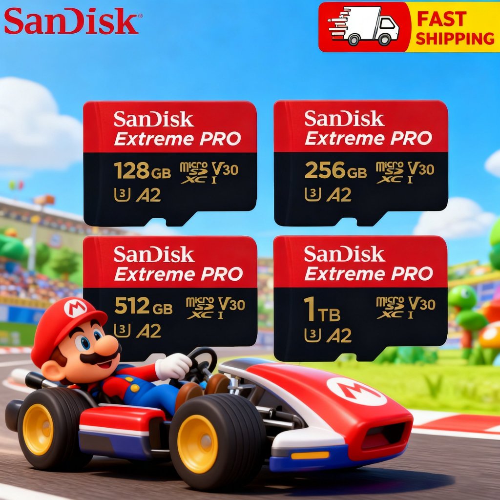 Sandisk Extreme Pro Memory Card 128GB/256GB/512GB/1TB Micro Sd Card A2 ...