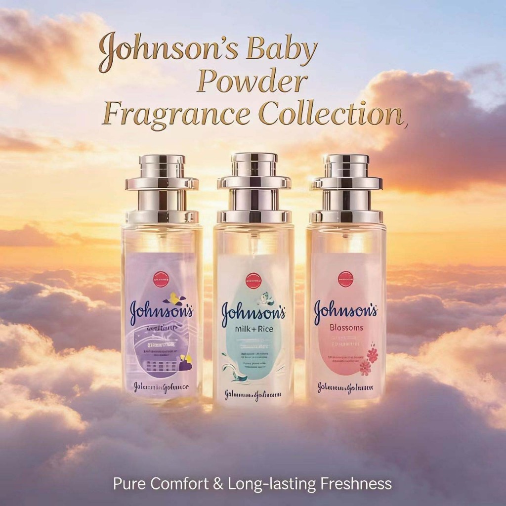 Johnsons Blossoms Baby Powder Fragrance Pink Cherry Blossom Sweet ...