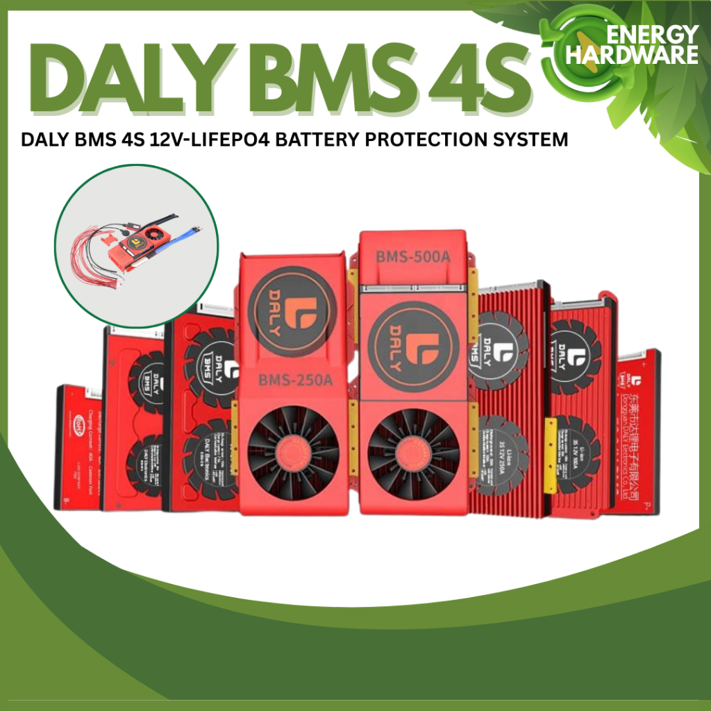 High Quality DALY BMS for 4S 12V LiFePO4 Lithium Battery Protection and ...