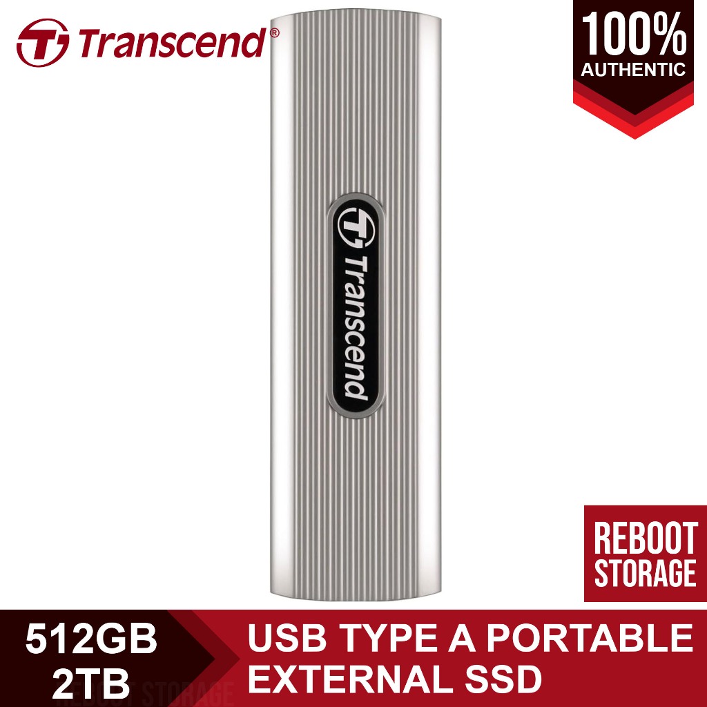 Transcend ESD320A 512GB / 2TB 10Gbps 1050MB/s USB Type A Portable SSD ...