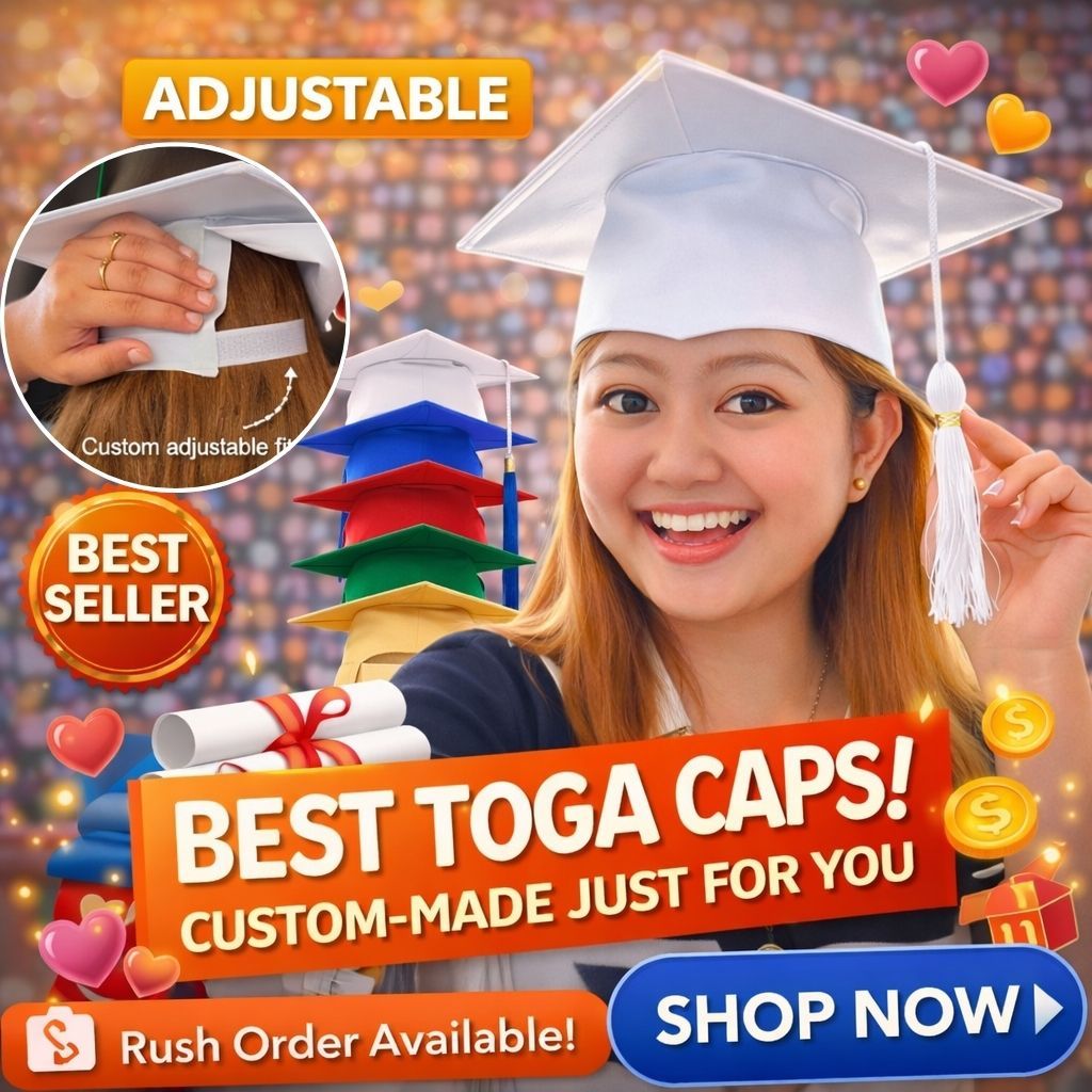 Graduation TOGA CAPS (kinder to college) DIRECT MAKER | Shopee Philippines