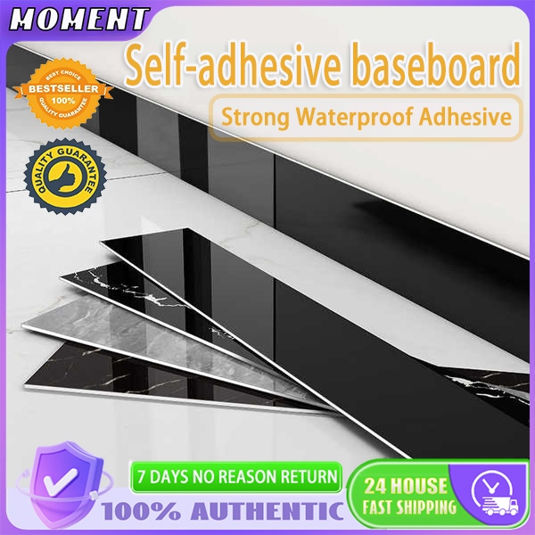 Moment Baseboard Self-Adhesive pvc Baseboard Wall Sticker Thickened ...