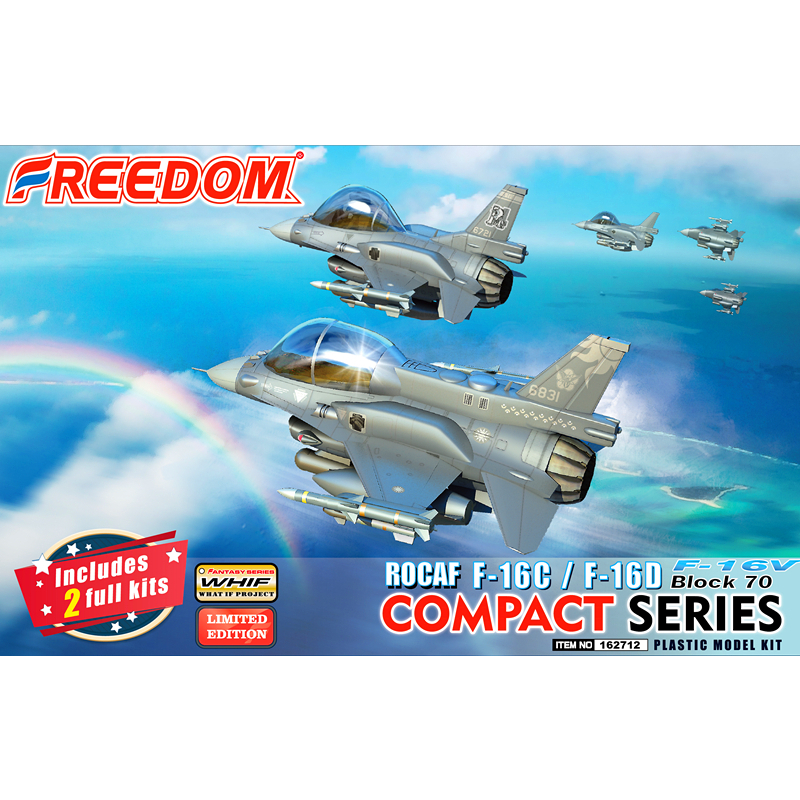 FREEDOM # 162712 ROCAF F-16C/F-16D COMPACT SERIES 2 full kit included ...