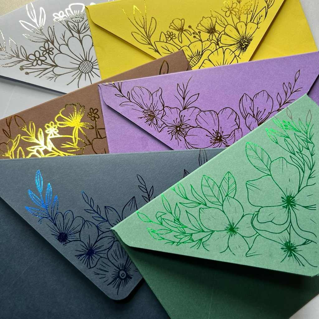 4R BARONIAL ENVELOPE WITH FOIL PRINT | INVITATION ENVELOPE WITH FOIL ...