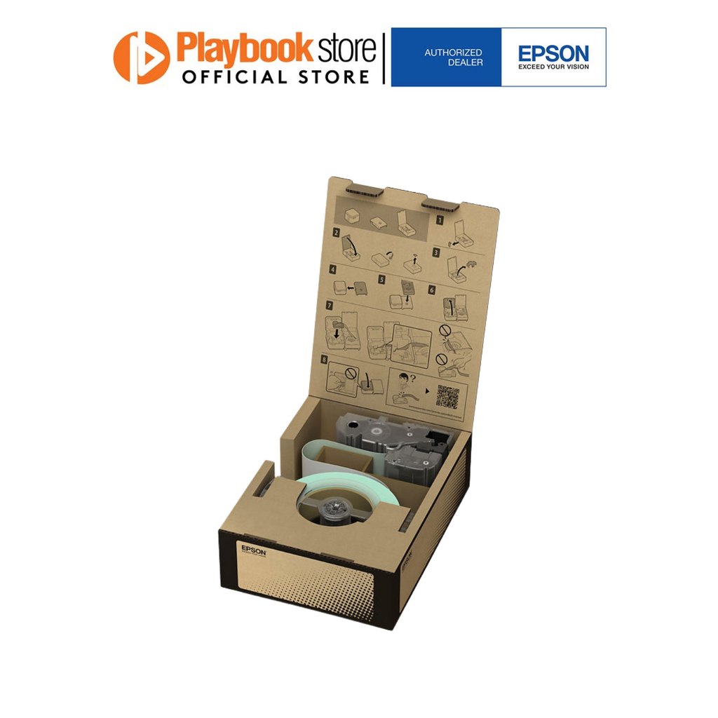 Epson BR-VN24WB-A Black on White Vinyl Label Tape | Shopee Philippines