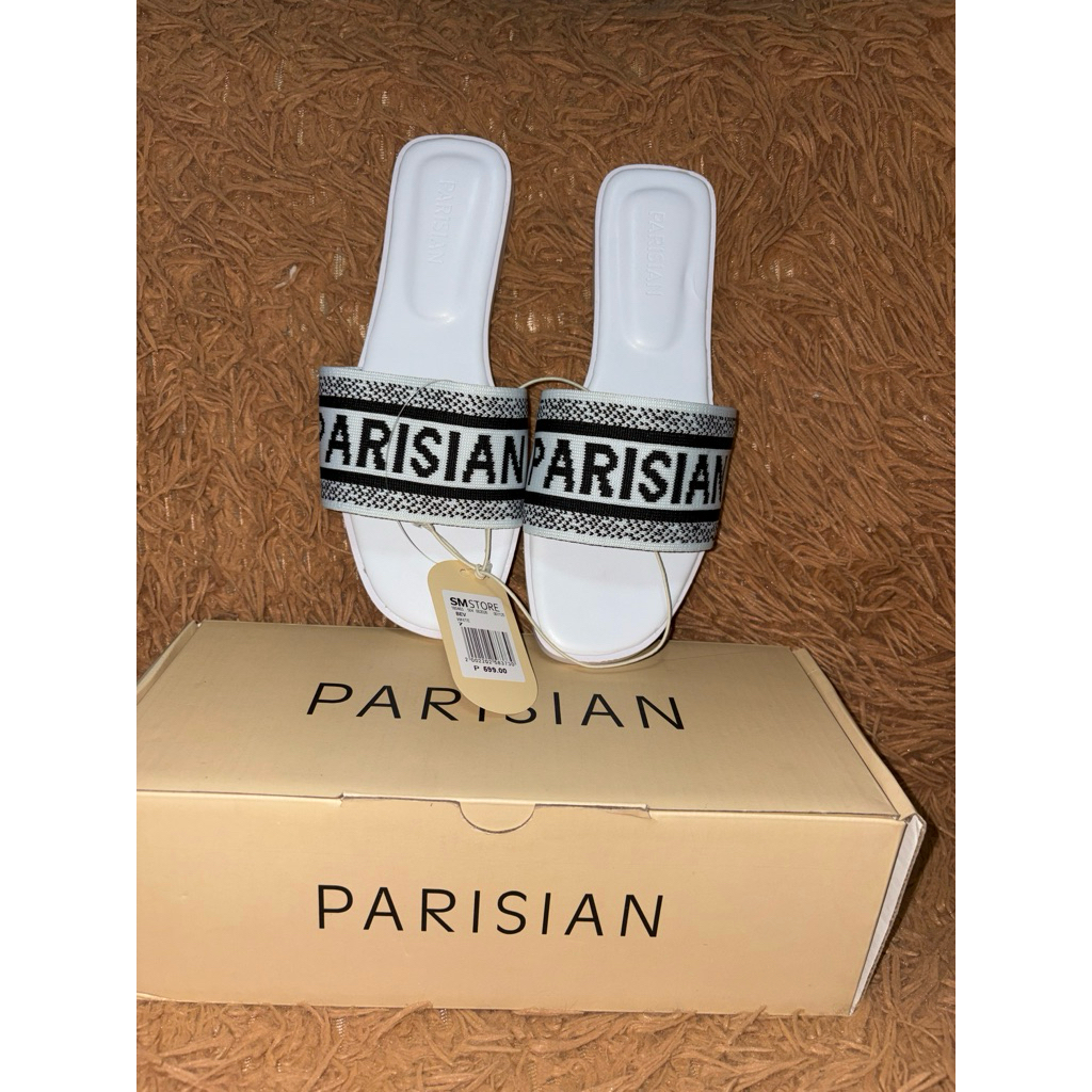 Parisian Logo Strap Slide Slipper | Shopee Philippines