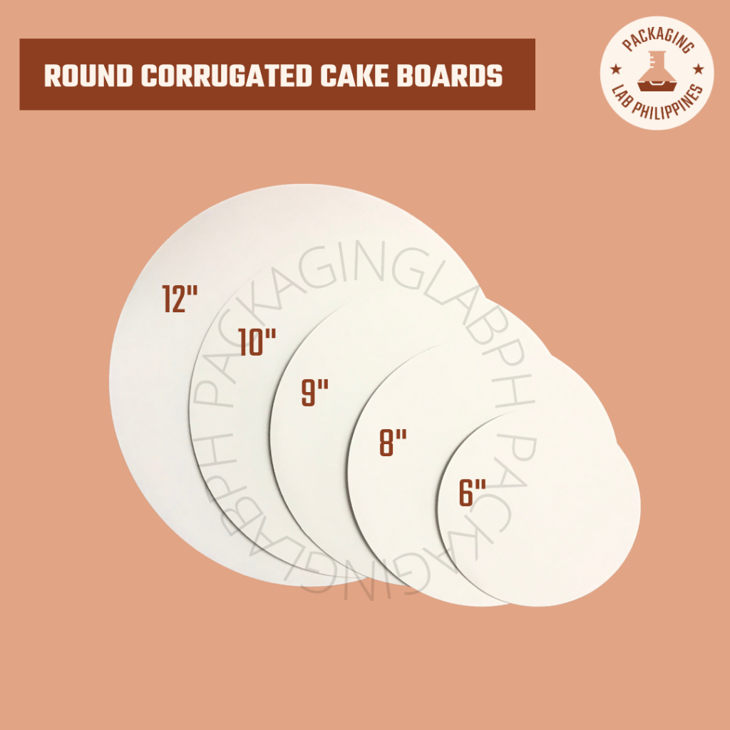 [10pcs] Corrugated ROUND Cake Board (Ordinary) | packaginglabph ...