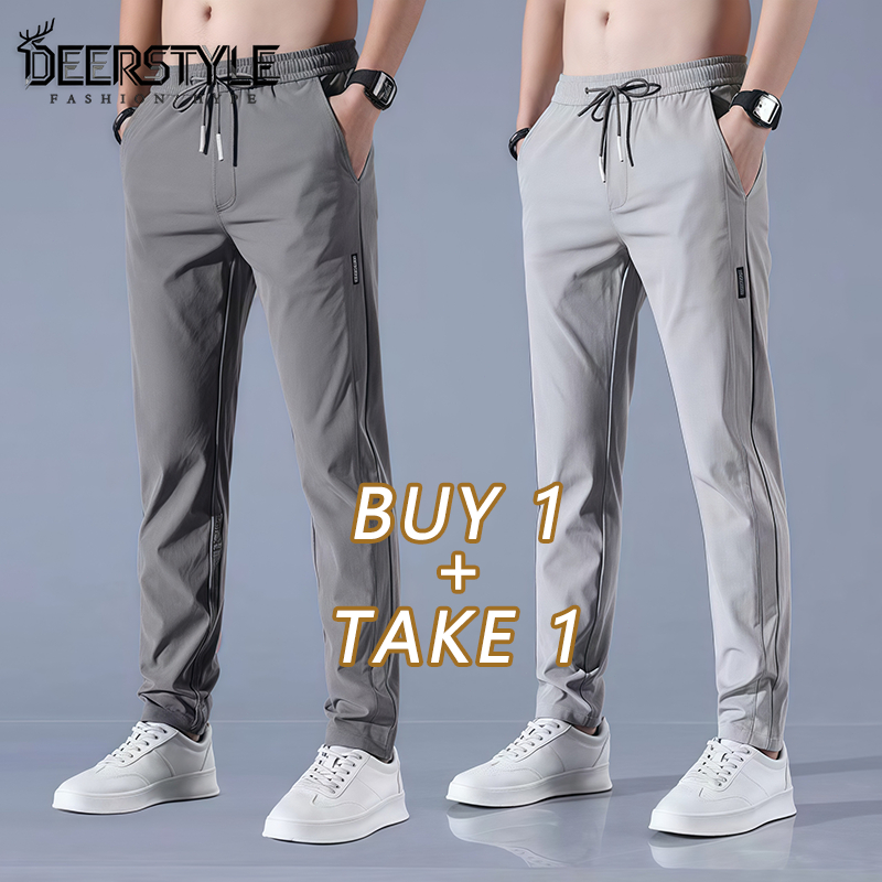 【BUY 1 TAKE 1】DS 6-color Fashionable Trend Korean men's pants pocket ...