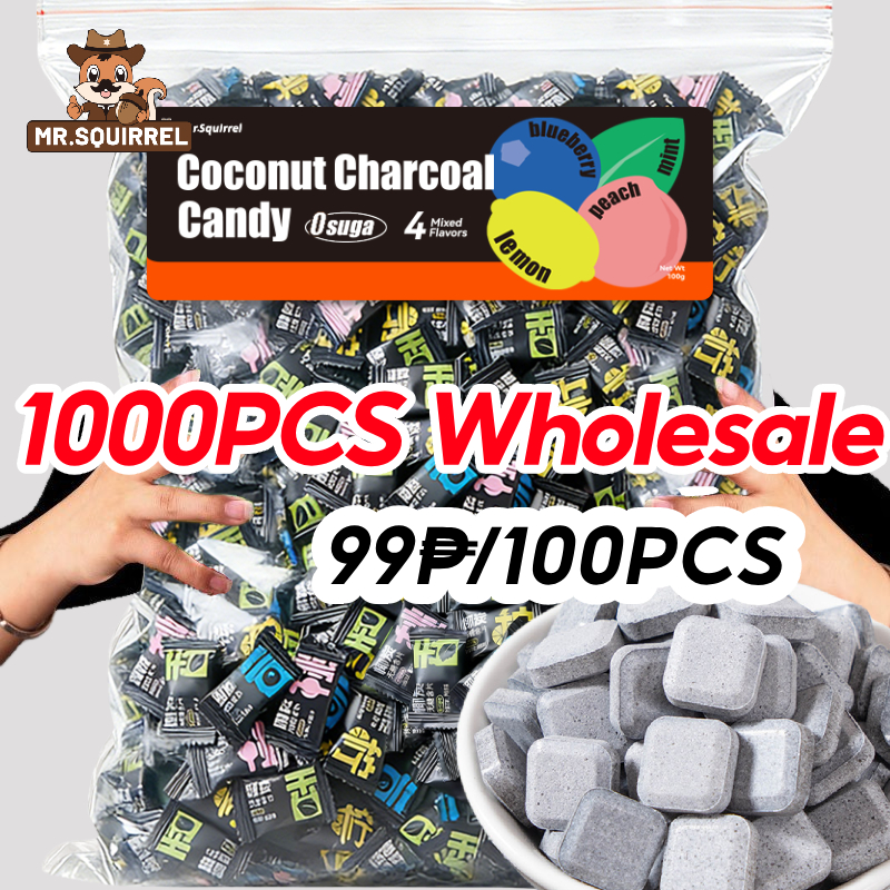 Sugar Free Coconut Charcoal Mint Candy For Fresh Breath Mixed Fruit ...